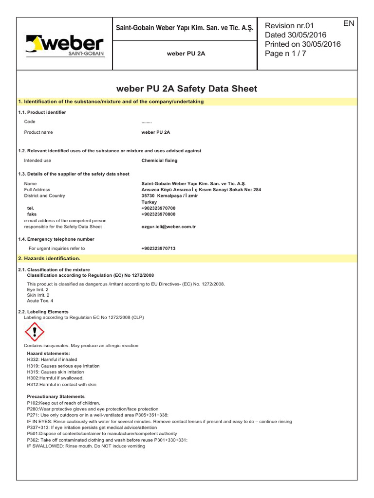 Weber - PU 2A. Ing | PDF