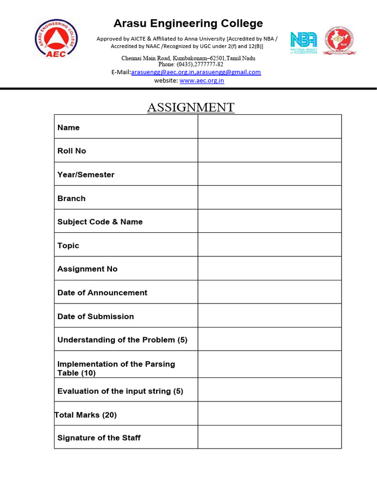 Assignment 2-CD Front Sheet | PDF