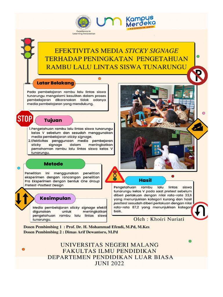 Poster Rambu Lalu Lintas | PDF