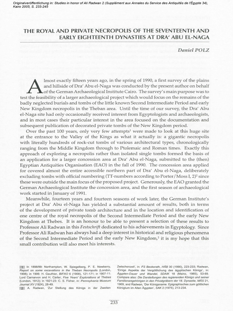 The Royal and Private Necropolis | PDF | Ancient Egypt