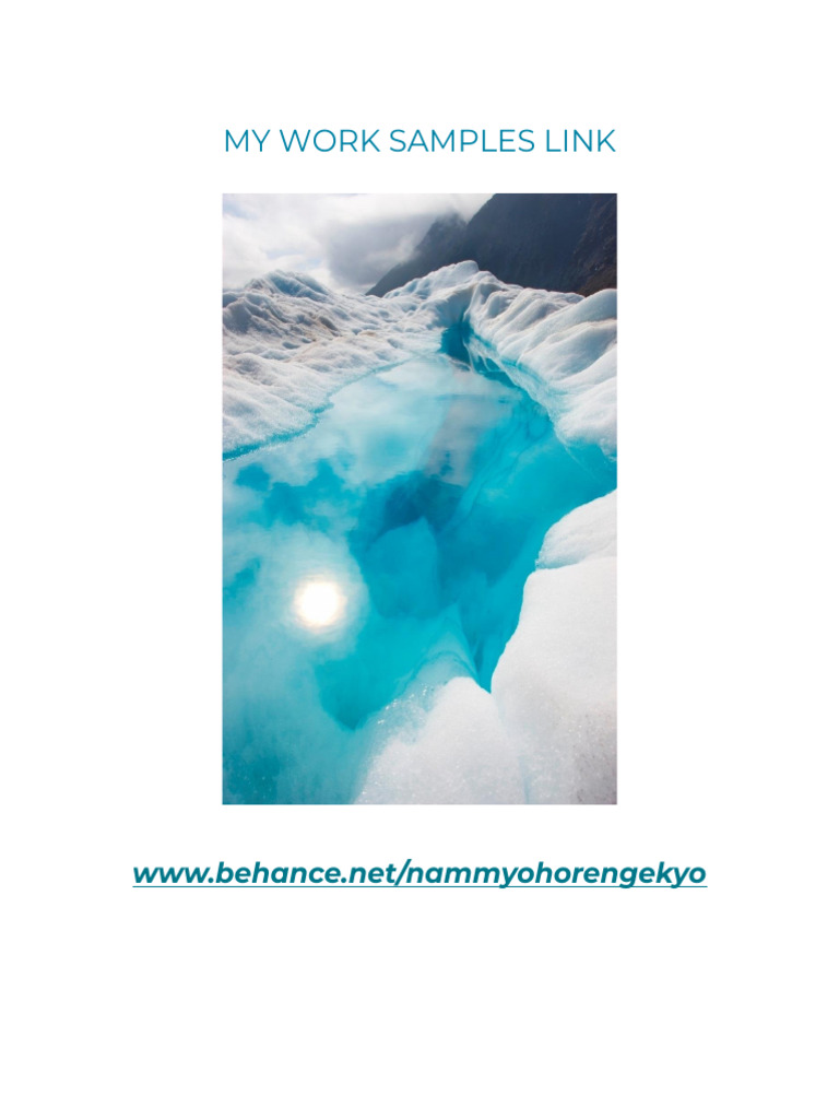 My Work Samples Link | PDF