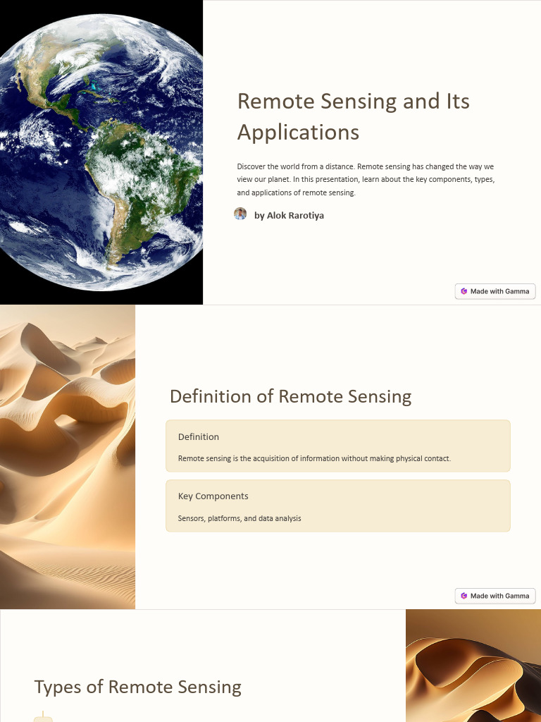 Remote Sensing and Its Applications | PDF