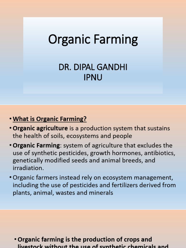 Organic Farming Essentials | PDF