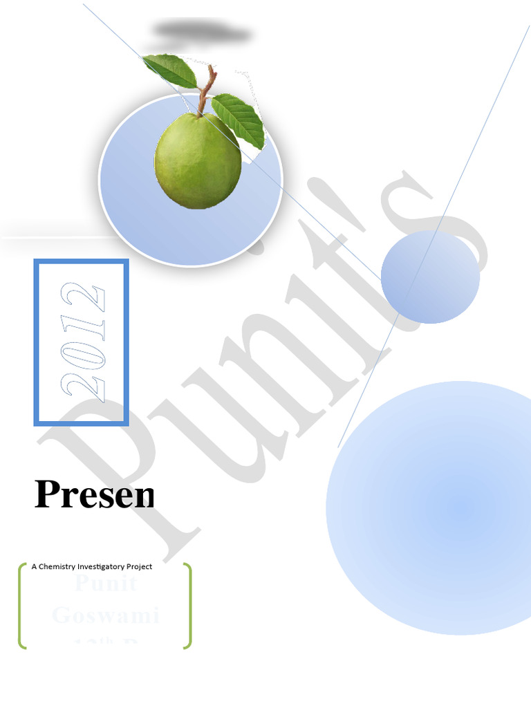 Presence Of Oxalate Ions In Guava Chemis Pdf Titration Chemistry