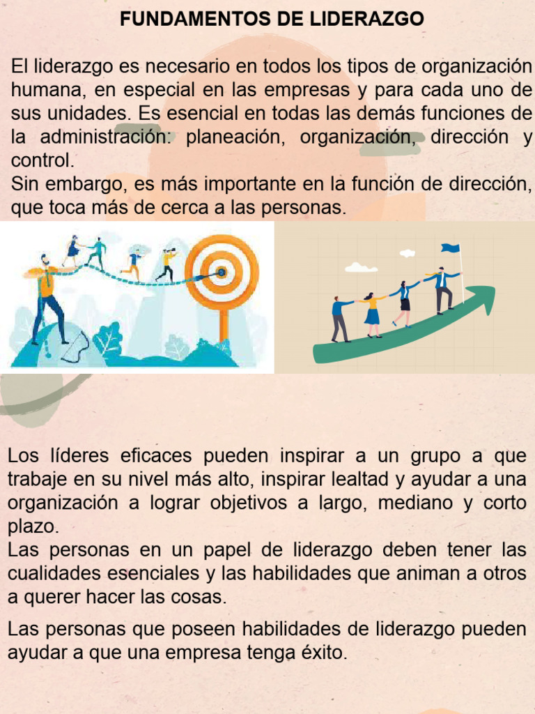 Fundamentos de Liderazgo | PDF | Liderazgo | Business