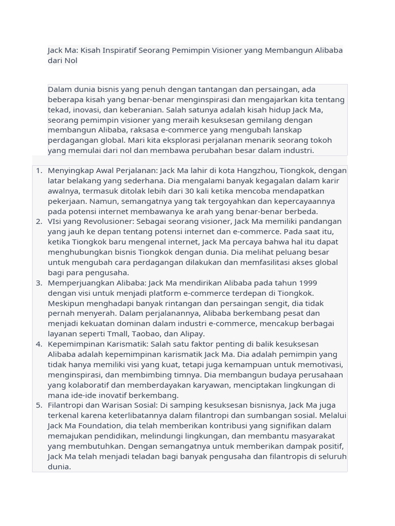 Jack Ma | PDF