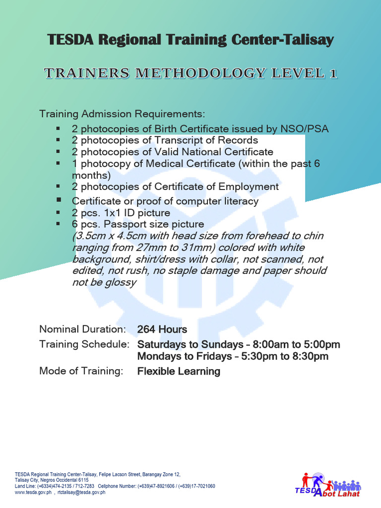 TM1 Requirements and Schedule | PDF