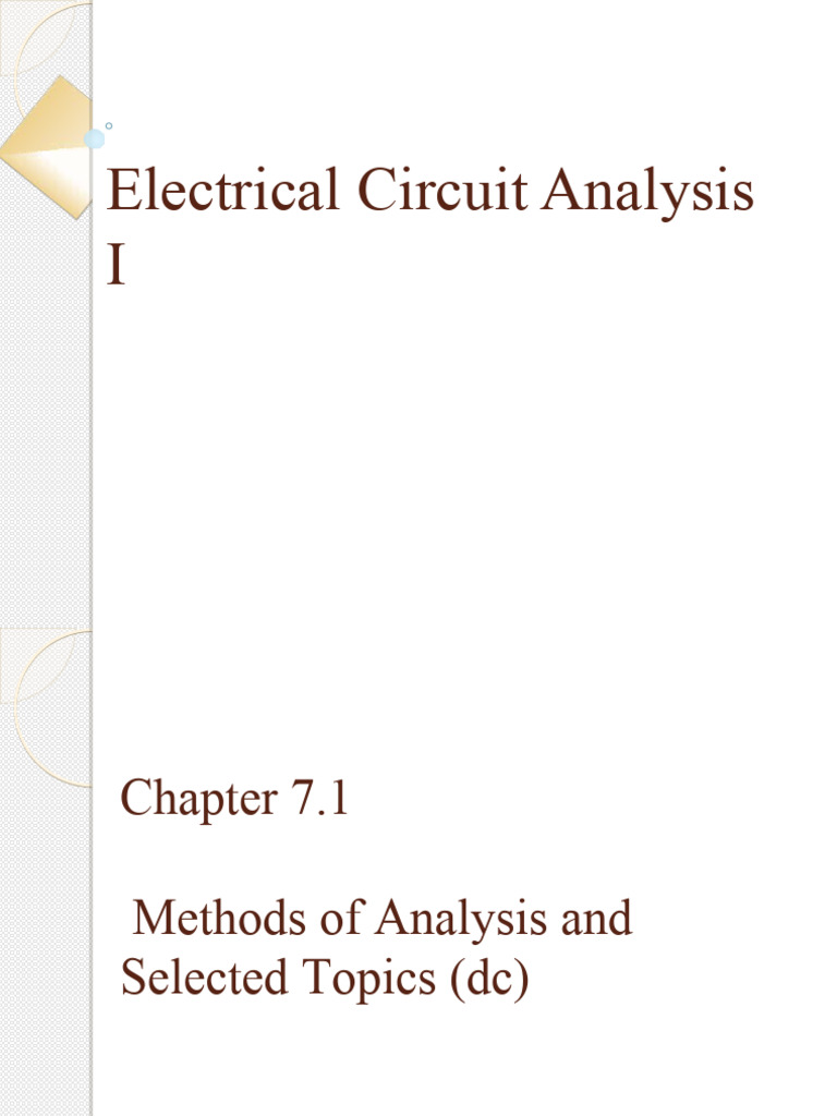 ch7 1 | PDF | Electrical Network | Materials Science