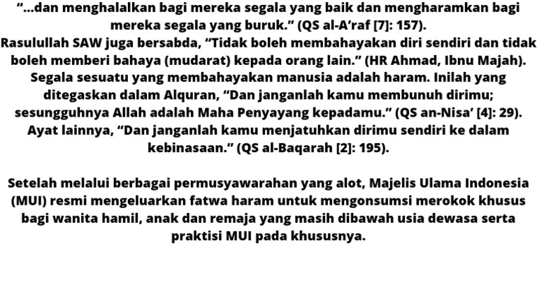 Dan Menghalalkan Bagi Mereka Segala Yang Baik Dan Mengharamkan Bagi ...