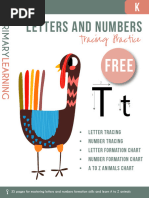 Rainbow Handwriting Numbers | PDF