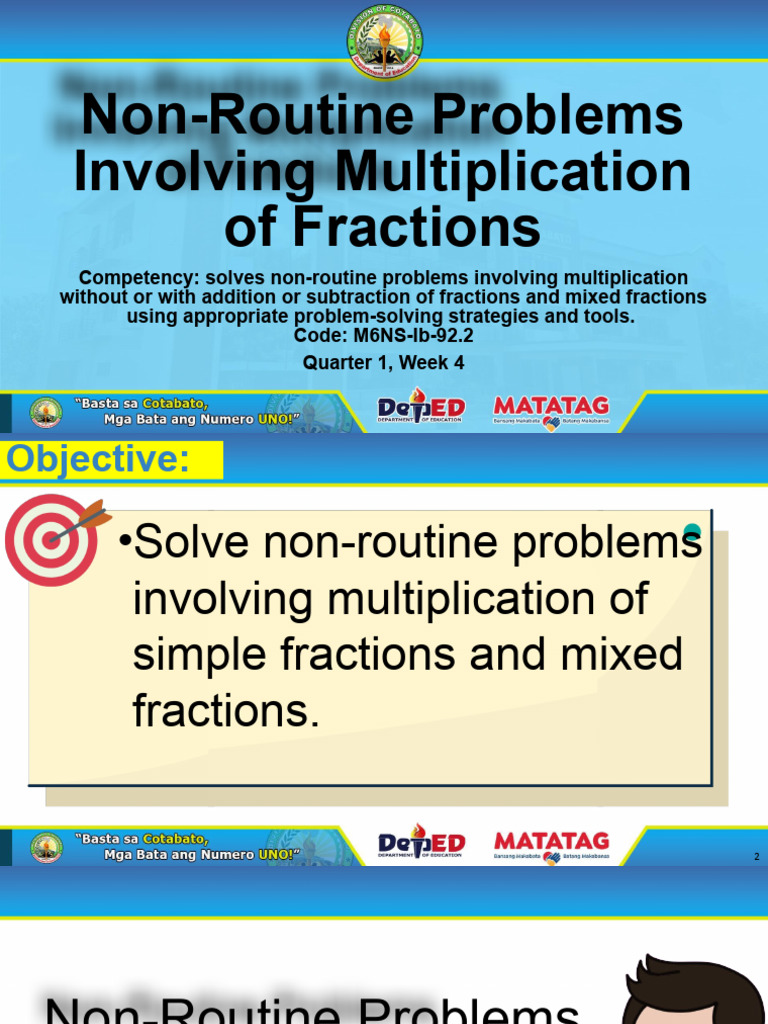 G3 - 76 - Non Routine Problems Involving Multiplication of Fractions ...