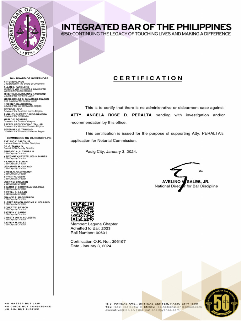 Certificate No Pending Case 90601 202401046595918e1c2a9 | PDF