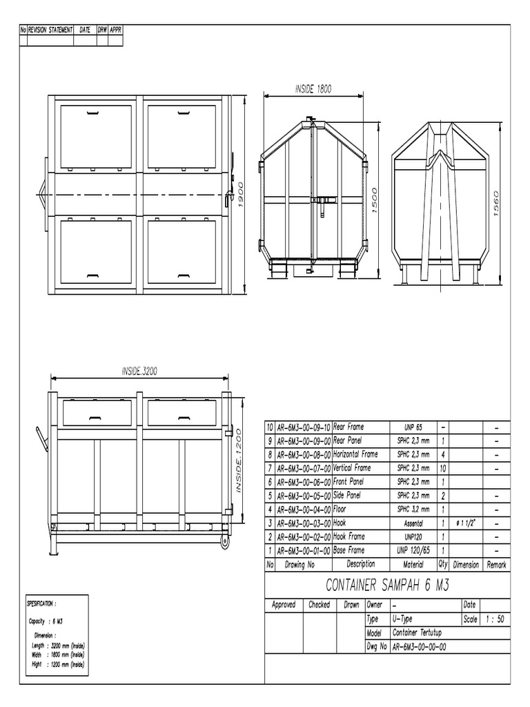 ,container Tertutup-Model | PDF