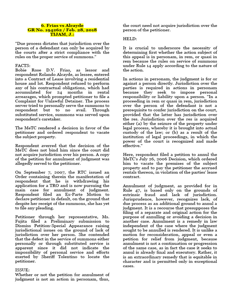 CivPro Cases | PDF | Mortgage Law | Foreclosure