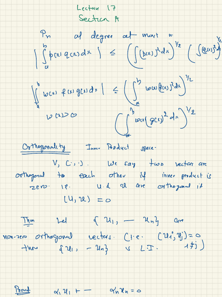Lectures 17 To 20 | PDF | Least Squares | Algebra