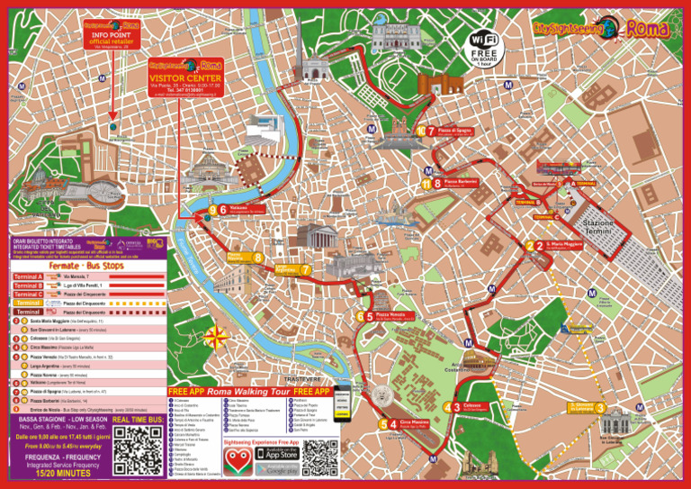 Mapa Roma Paradas Nov2023 | PDF