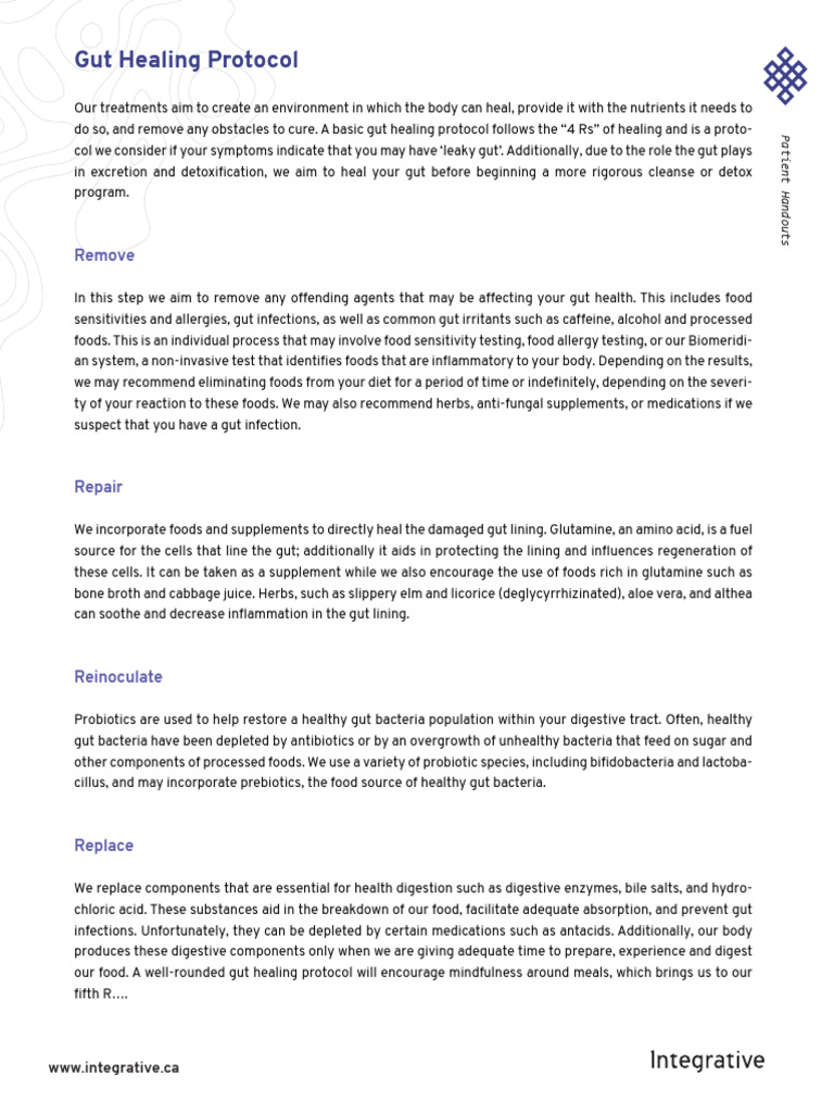 Gut Healing Protocol | PDF