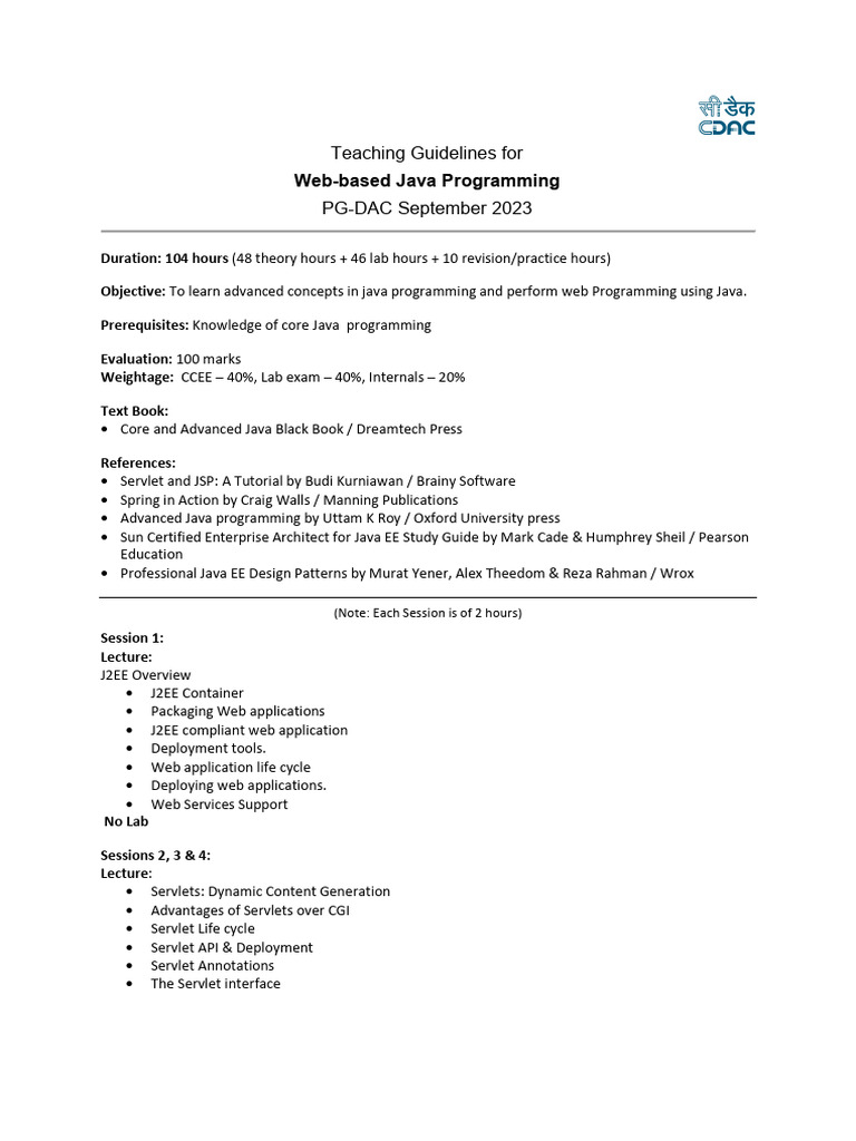 Adv. Java | PDF | Spring Framework | Software