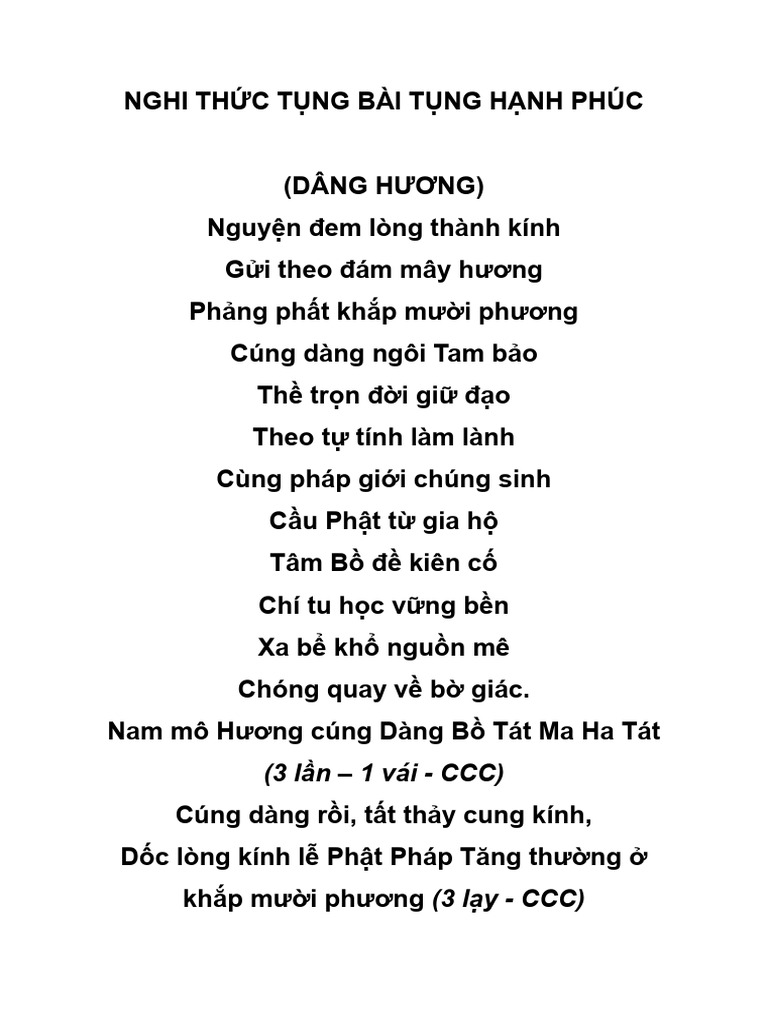 Nghi TH C T NG Bài T NG H NH Phúc | PDF