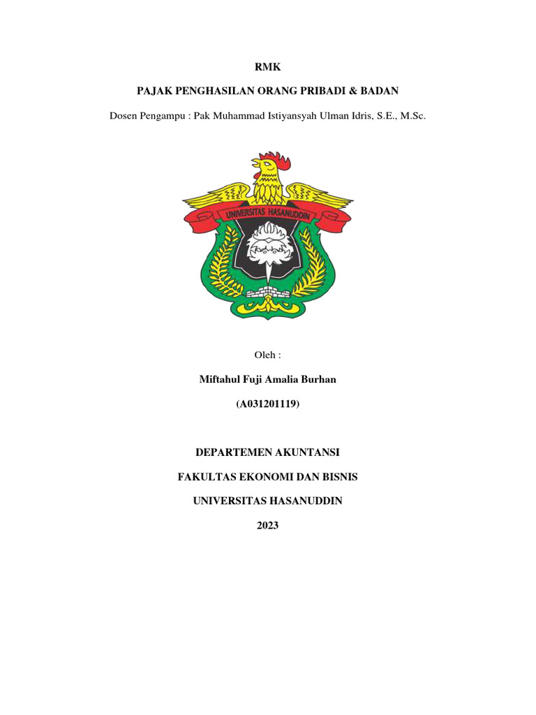 Pajak Penghasilan Orang Pribadi di Indonesia | PDF | Bisnis | Pengelolaan Keuangan & Uang