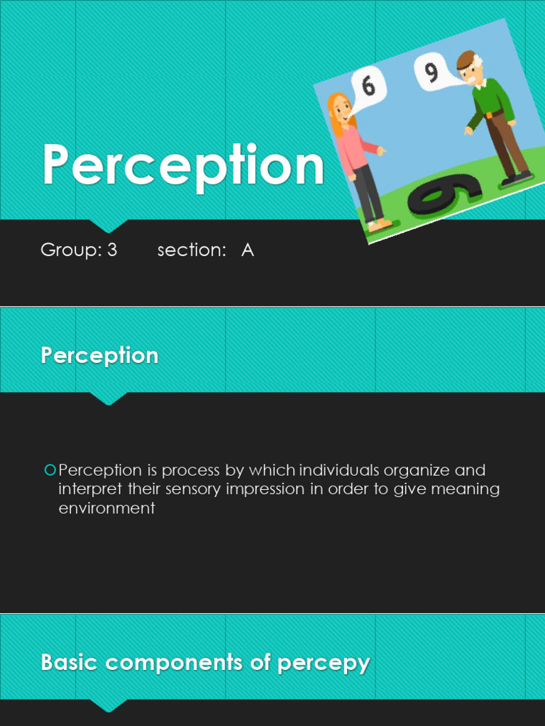Perception: Group: 3 Section: A | PDF