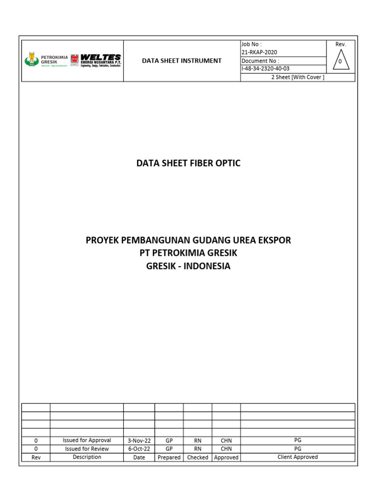 Data Sheet Kabel Fo | PDF