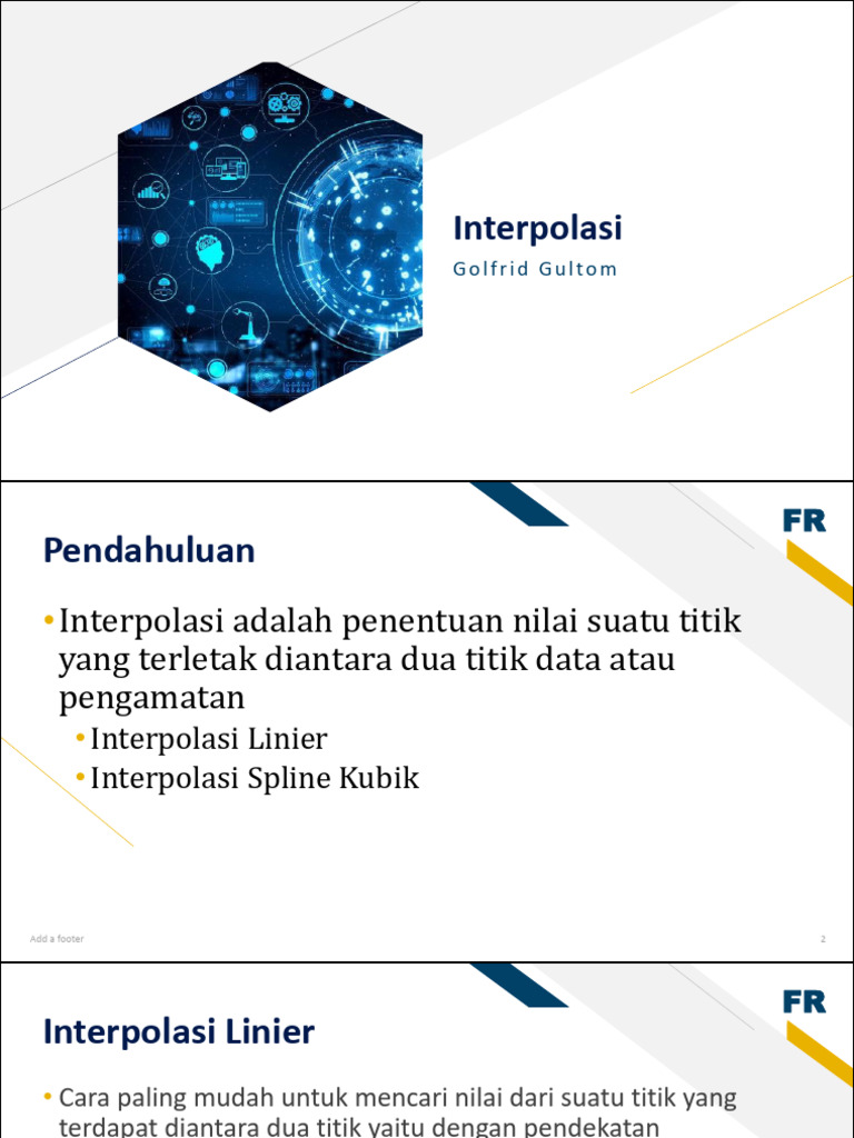 Pertemuan 13 Interpolasi | PDF