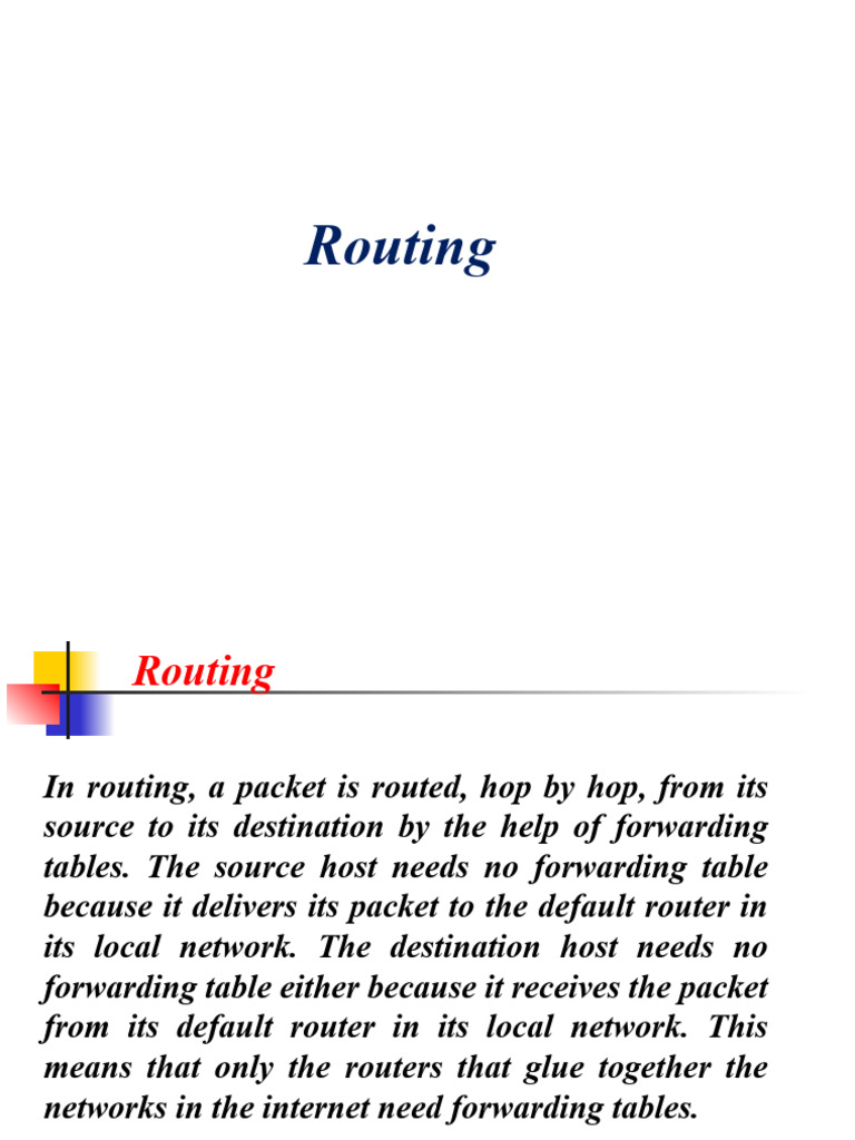 Routing Algo | PDF