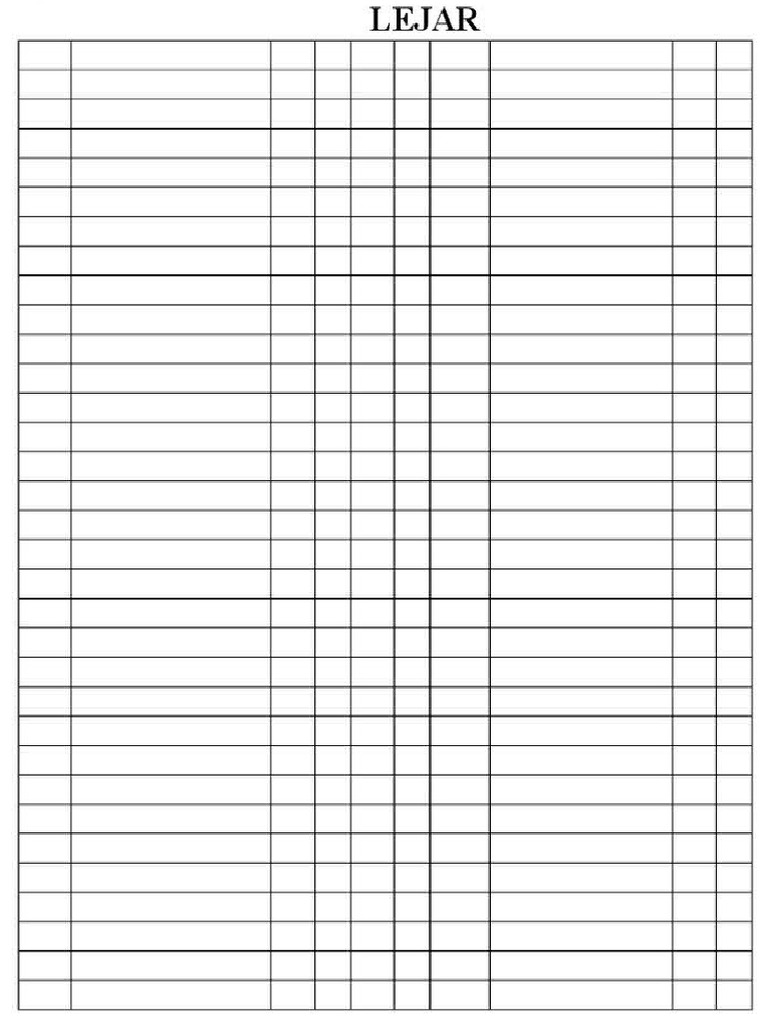 Lejar Format | PDF