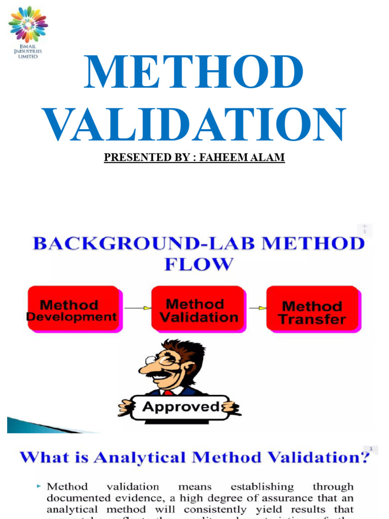 Method Validation - PPTX New | PDF
