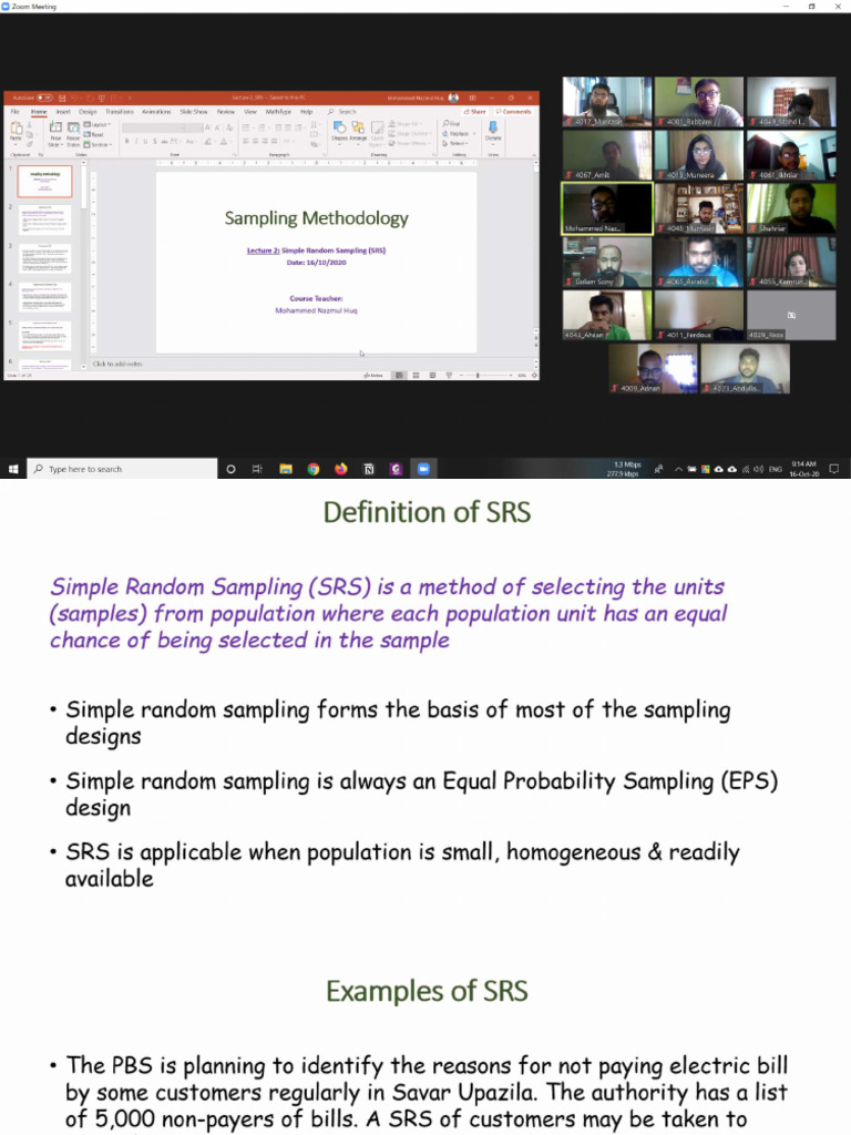 Sampling Lecture Pdf 8287