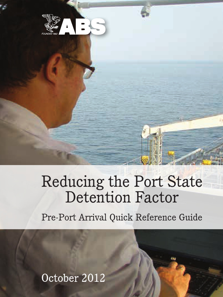 Reducing THR PS Detention Factor, Pre-Port Arrival Quick Reference ...