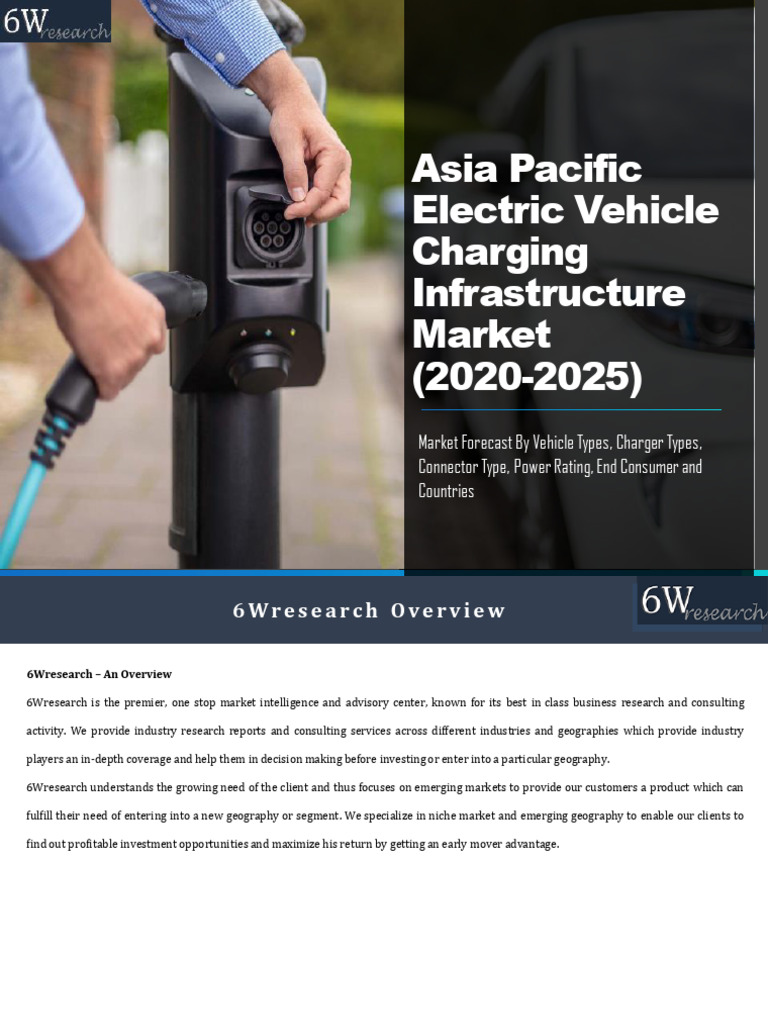 6wresearch - Asia Pacific Electric Vehicle Charging Infrastructure Market Sample (2020-2025) | PDF