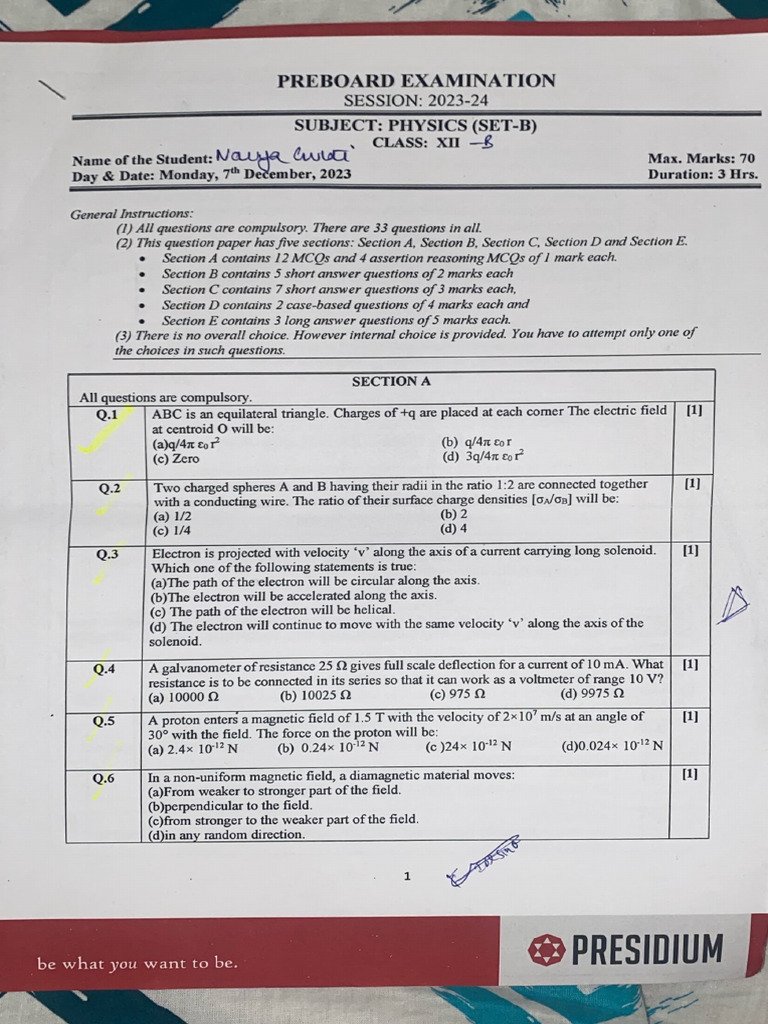 Physics Preboard | PDF | Rectifier | Photoelectric Effect