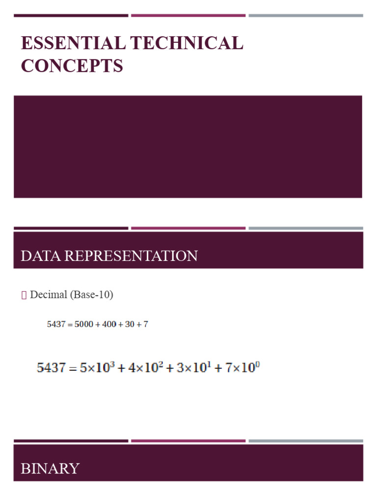 Essential Technical Concepts | PDF