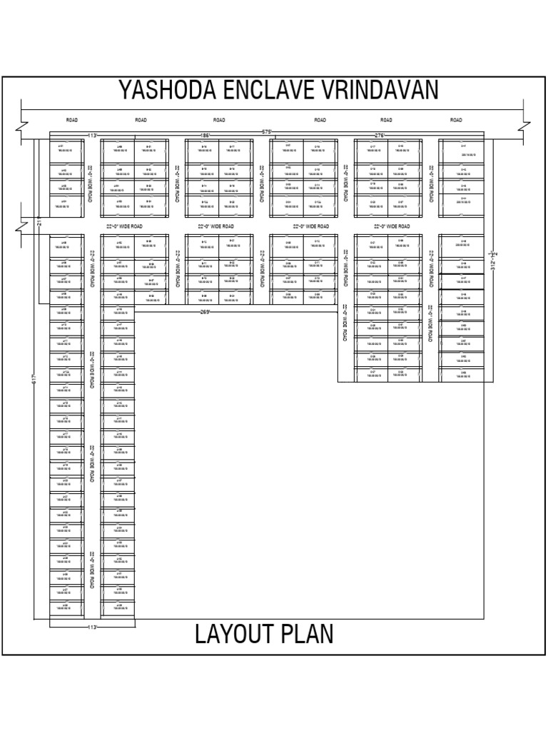 Yashoda Enclave Layout Plan Details | PDF