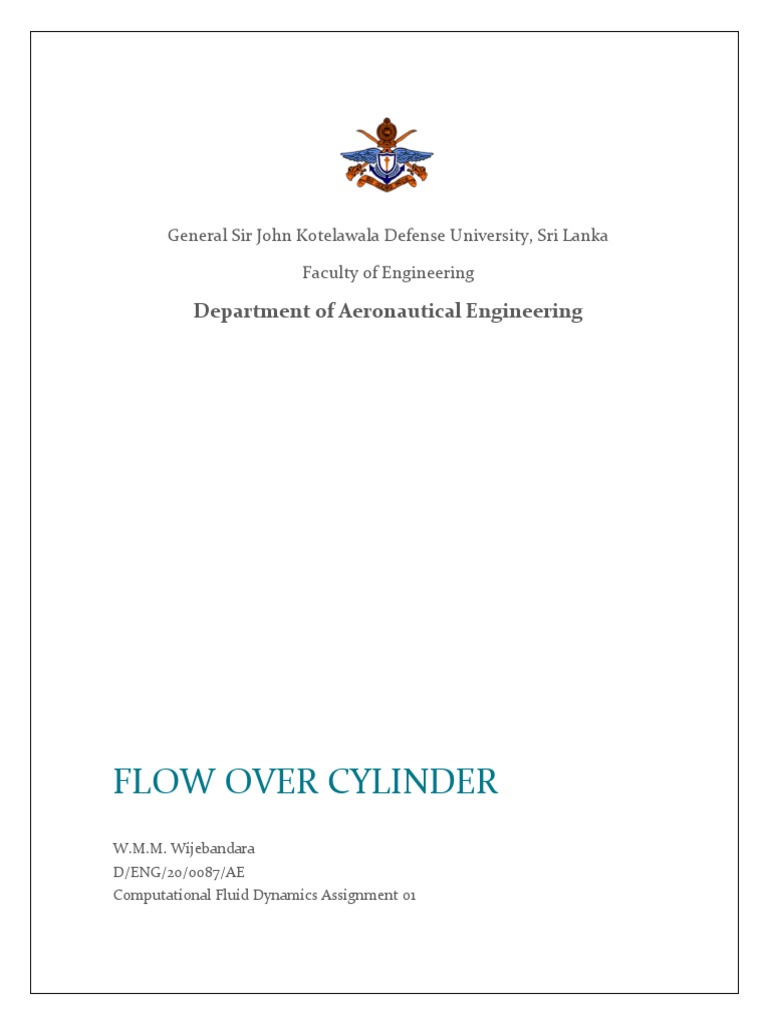 Flow Over Cylinder | PDF