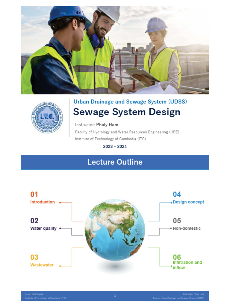 2. Sewage System Design | PDF | Combined Sewer | Sanitary Sewer