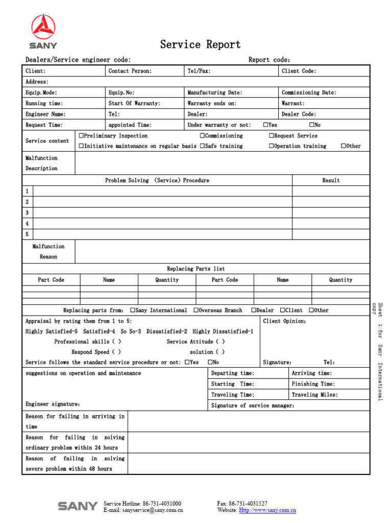 Service Report | PDF