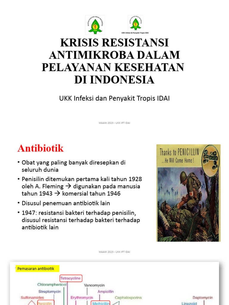 Krisis Resistansi Antimikroba di Indonesia | PDF | Kesehatan Holistik