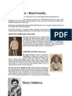 Rizal Siblings | PDF | Southeast Asia | Philippines–Spain Relations