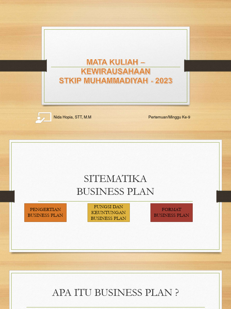 Sistematika Business Plan | PDF