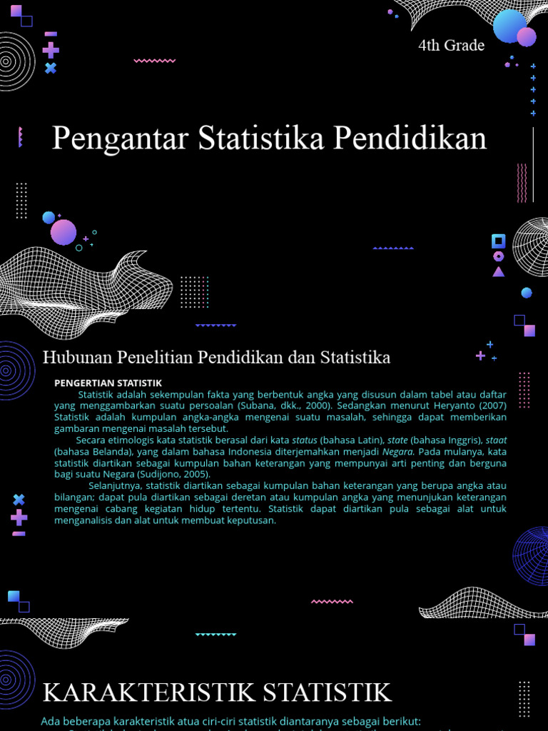 Pengantar Statistik Pendidikan | PDF | Karier & Perkembangan | Sains & Matematika