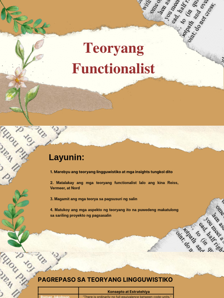 Teoryang Functionalist | PDF