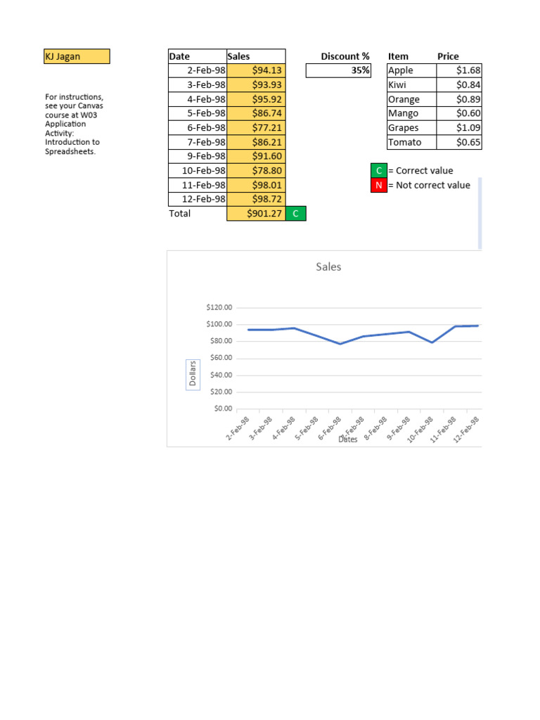 Introduction To Spreadsheets | PDF