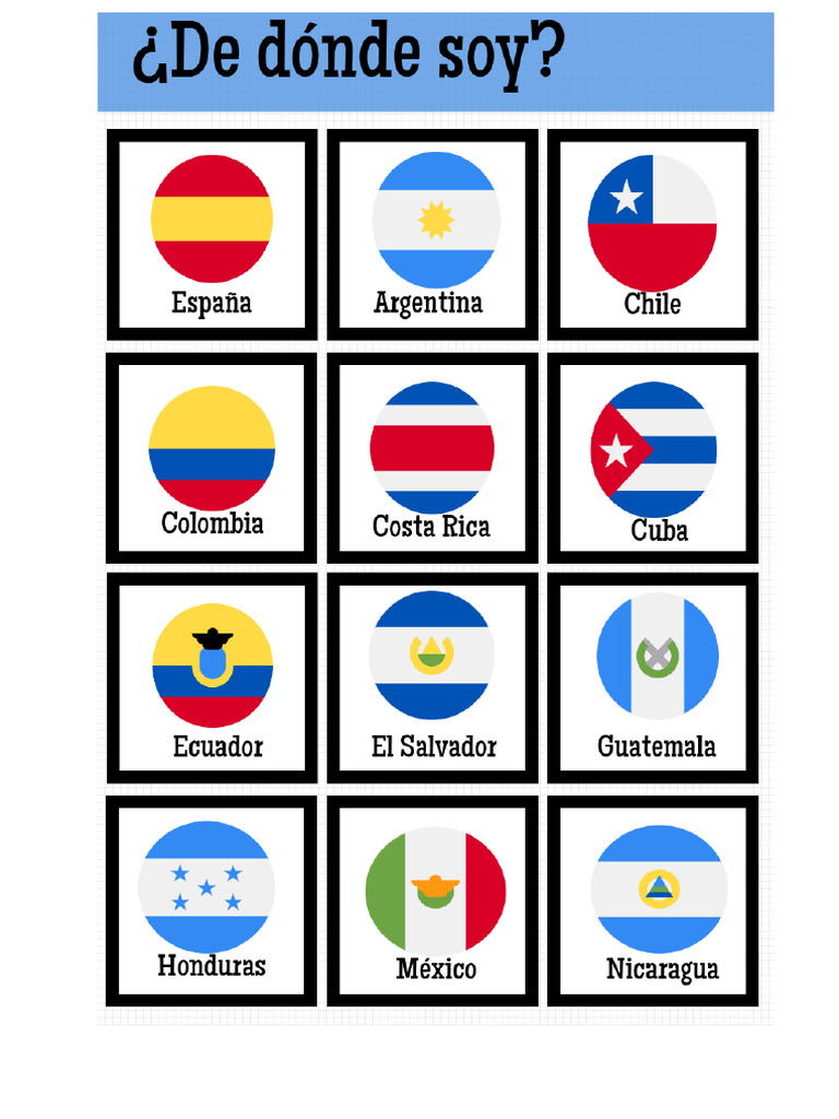 Paises y Nacionalidades Actividades y Juegos - 101112 | PDF