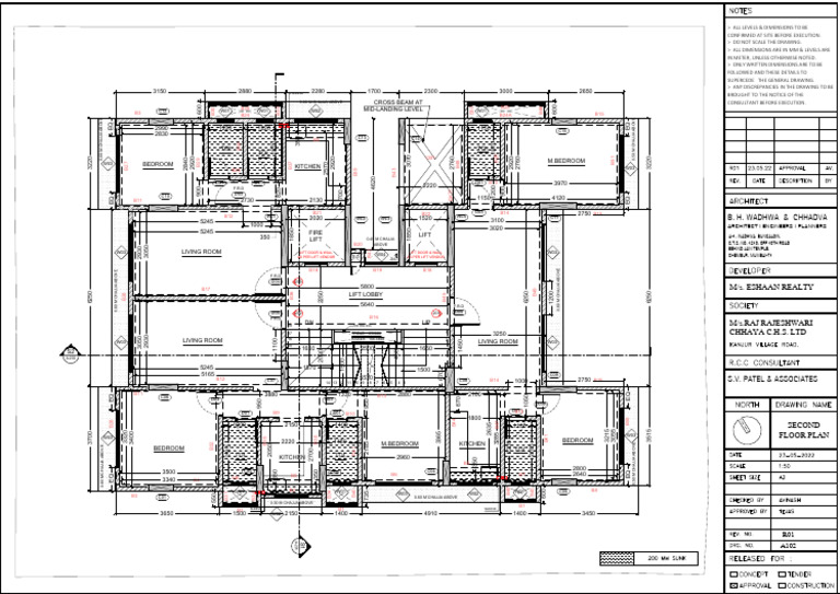 A102 - Second Floor Plan-Sf | PDF