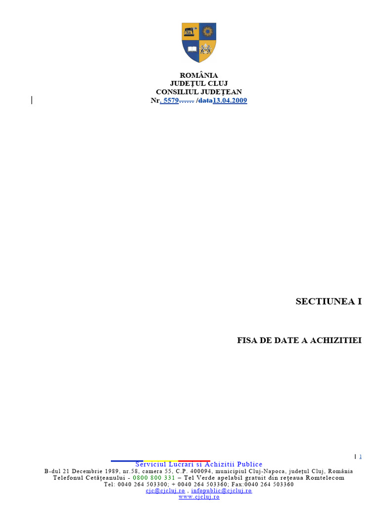 Fisa de Date STADION EXECUTIE | PDF