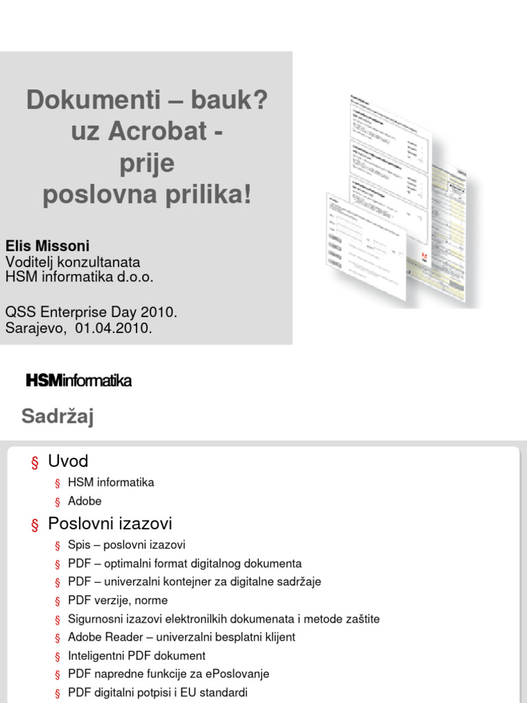 Adobe Prezentacija | PDF
