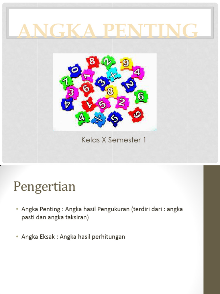 Aturan dan Latihan Angka Penting Fisika | PDF